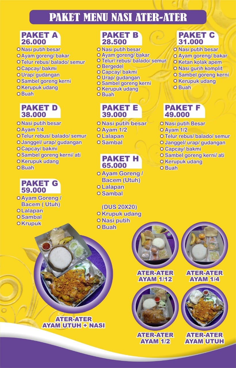 Menu prasmanan khas Jawa - AMM Catering